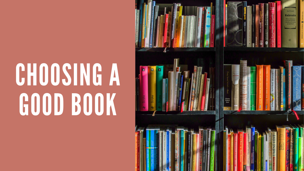 How to Choose the Right Books for You: why do you read? – S. R. Crawford
