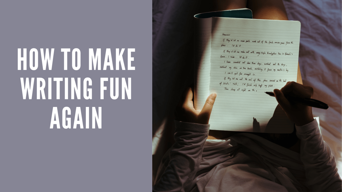How to Make Writing Fun Again – S. R. Crawford